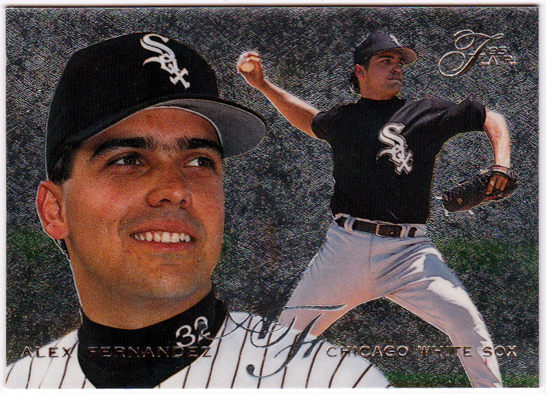 1995 Flair #244 Alex Fernandez Baseball Card - Chicago White Sox