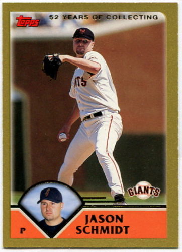 2003 Topps Gold #473 Jason Schmidt Baseball Card - San Francisco Giants ...