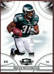 2008 Donruss Threads #96 Brian Westbrook Football Card - Philadelphia ...