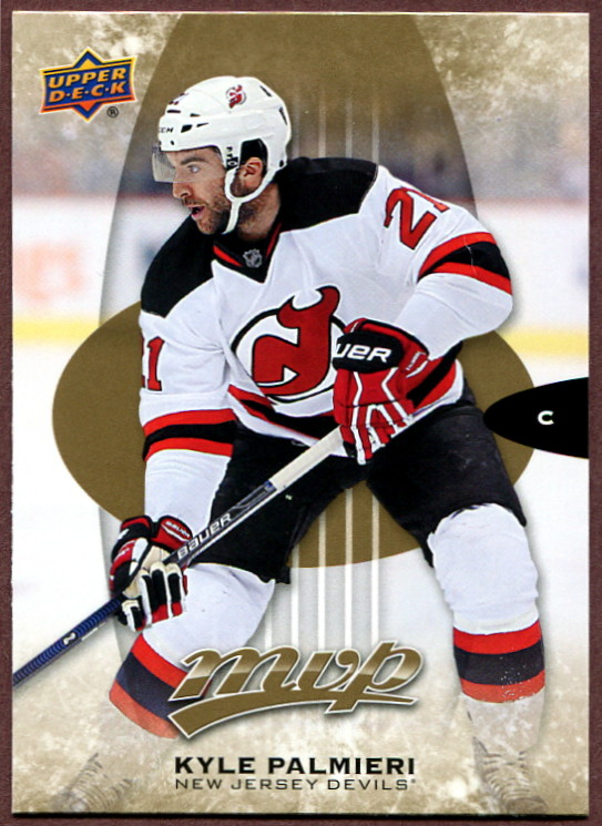 2016-17 Upper Deck MVP #42 Kyle Palmieri Hockey Card - New Jersey Devils
