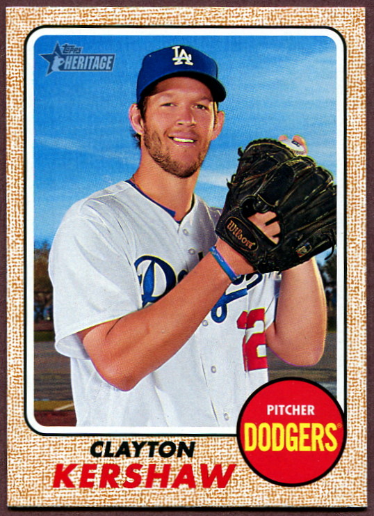 2017 Topps Heritage #400 Clayton Kershaw Baseball Card - Los Angeles ...