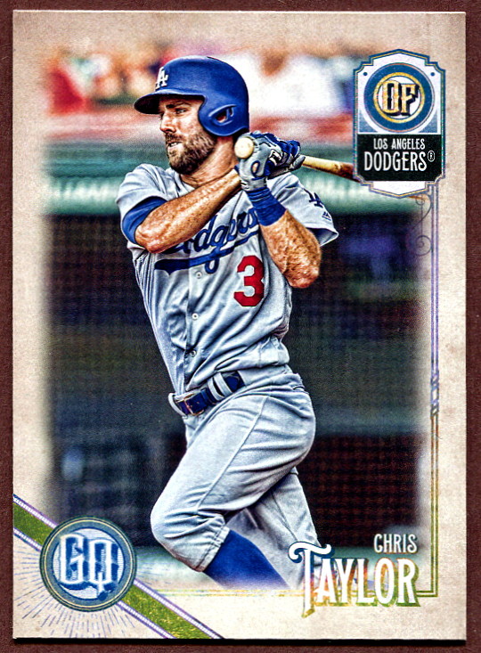 2018 Topps Gypsy Queen #76 Chris Taylor Baseball Card - Los Angeles Dodgers