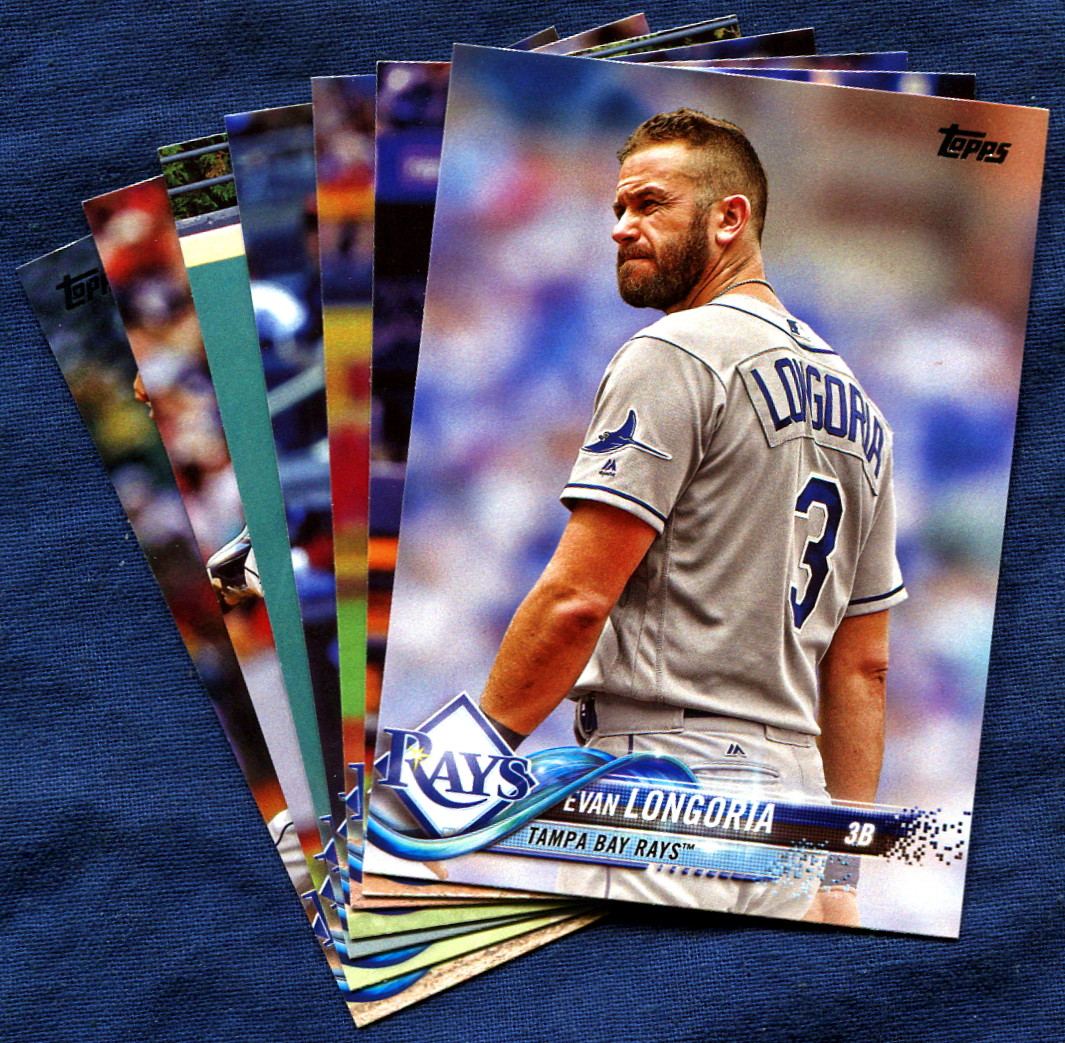 2018 Topps Tampa Bay Rays Baseball Card Singles