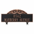 2 Line Mailbox Address Sign - Double Sided Mailbox Topper House Number ...