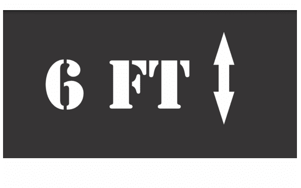 6 Foot Stencil