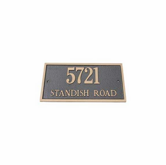 Brass Address Marker House Number Sign