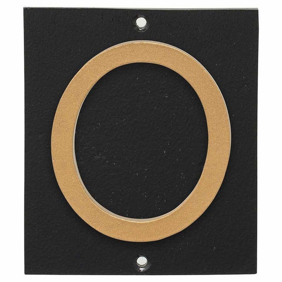 Address Plaque with 3 Offset 3D Numbers - Contemporary Floating House ...