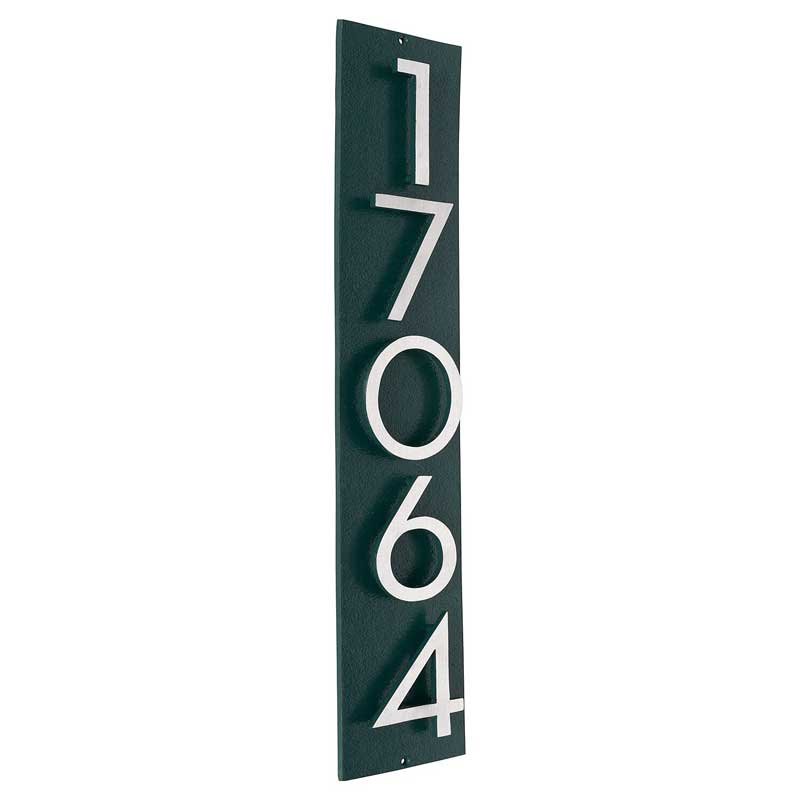 Address Plaque with 5 Offset Numbers - Contemporary 3D House Number ...