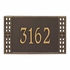 Address Plaque with Mission Style Border