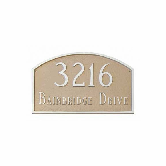 Address Plate - Custom House Number Sign - Select Size and Color