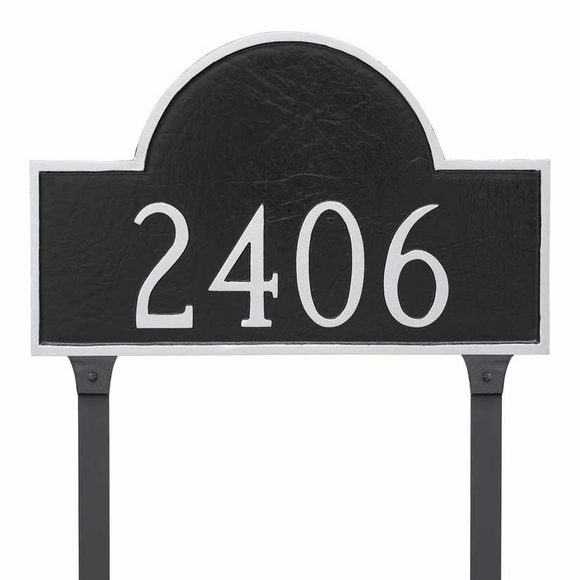 Arch Address Plaque With 2 Lines - Custom House Number Sign - Choose ...