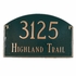 Arch Address Sign - Custom Street Number Plaque - Choose Your Size and ...