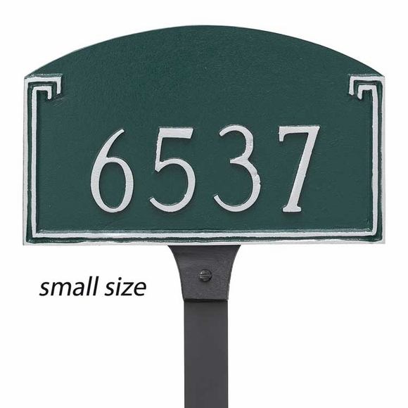 Arch Address Sign - Custom Street Number Plaque - Choose Your Size and ...