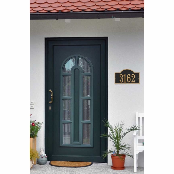 Arch House Number Plaque - Address Plaque
