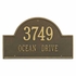 Arch Shape Address Sign