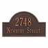 Arch Shape Address Sign