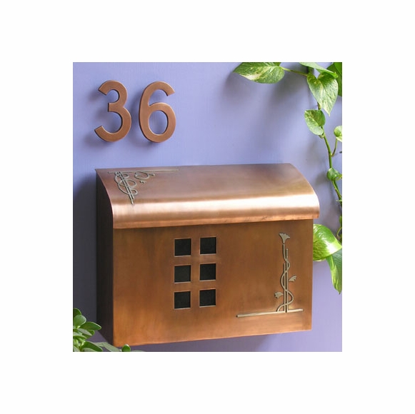 Architectural House Numbers With Concealed Pin Mount - Choose Copper ...