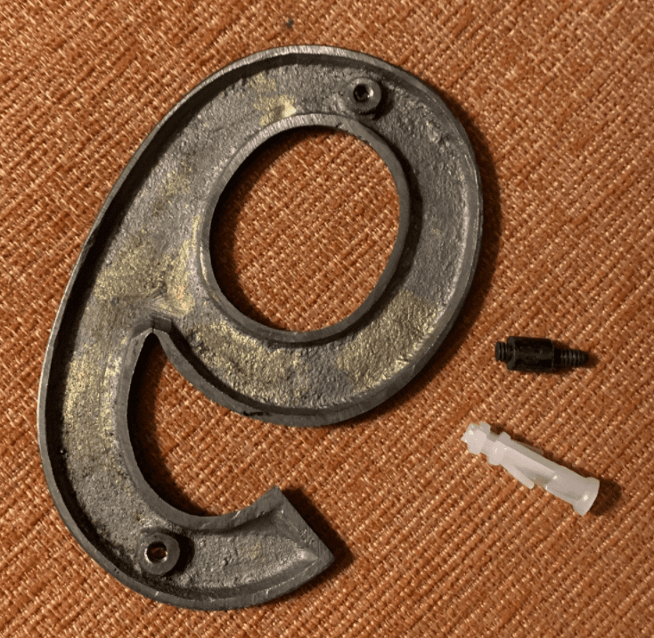 Architectural House Numbers With Concealed Pin Mount - Choose Copper ...