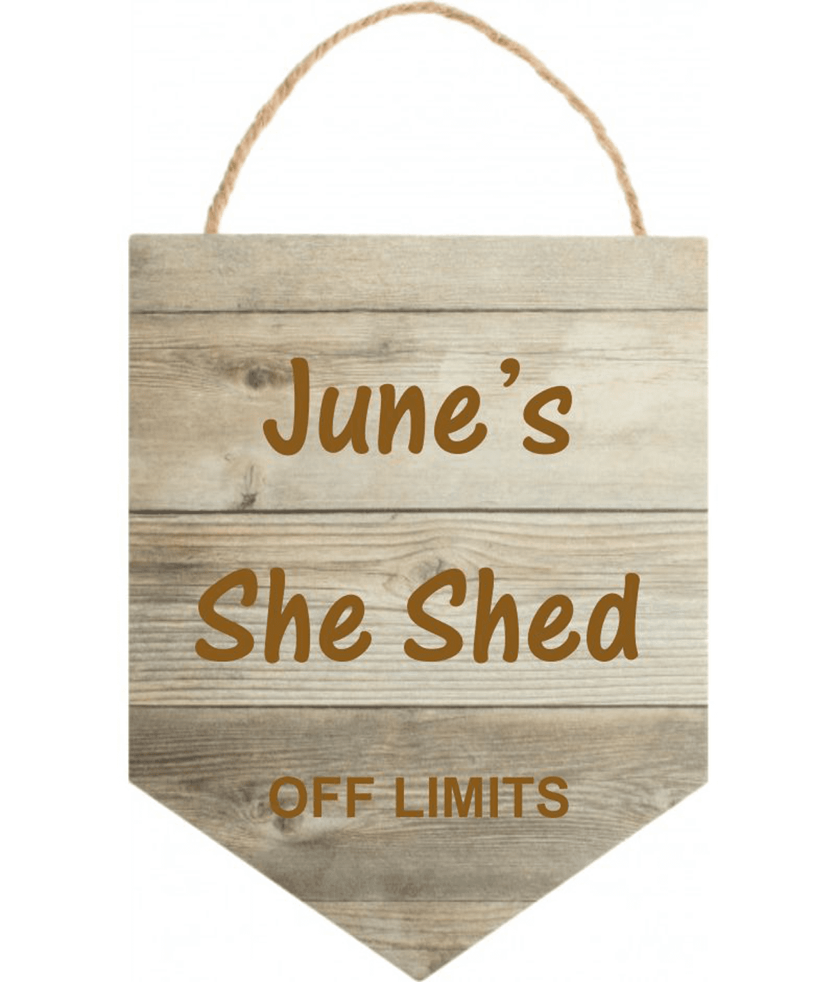 Personalized Banner Shape Wall Sign - Faux Wood Hanging Wall Art Custom ...