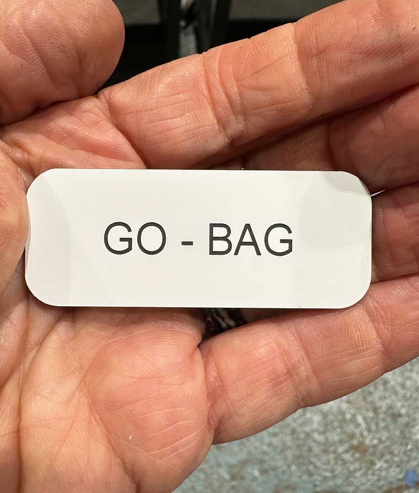 Boat Equipment Labels