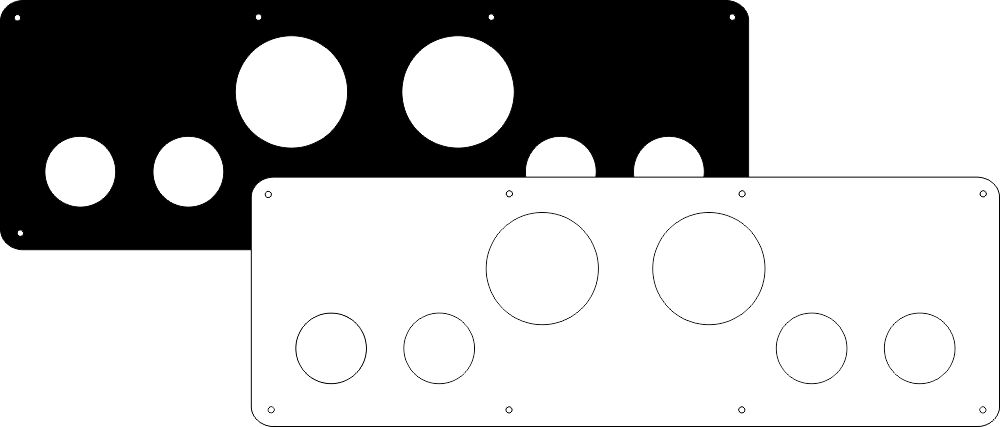 Dashboard Gauge Replacement Panel