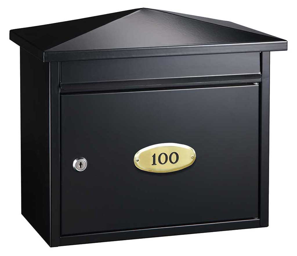 Brass Address Plate for Mailbox, Door, Office, Namplate, Etc.