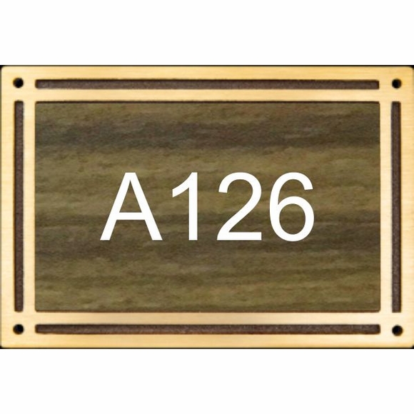 Cast Aluminum Plaque with Acrylic Sign Insert