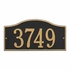 Cast Metal Address Sign