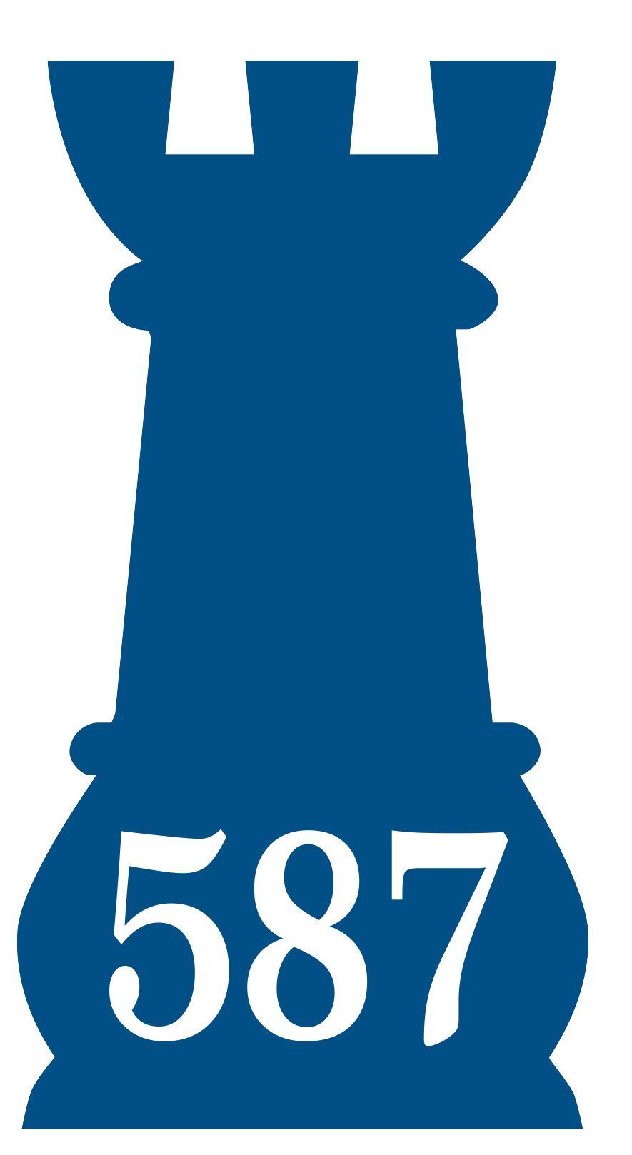 Chess Piece Shape Address Sign or Wall Art - Pawn, King, Queen, Bishop ...