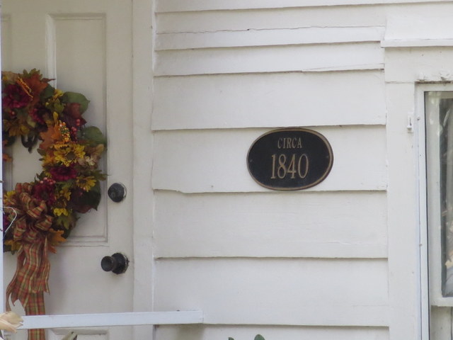 CIRCA Sign Historic Date Plaque