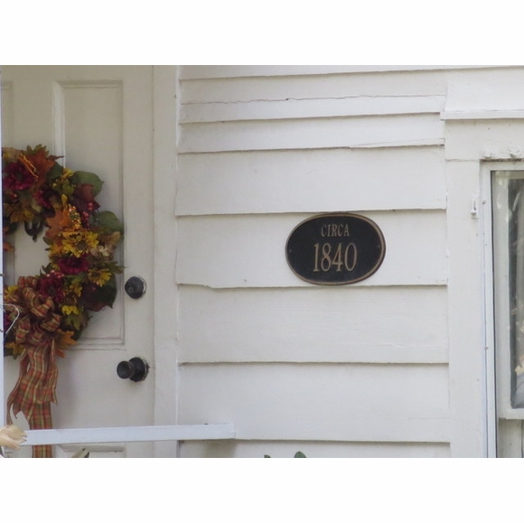 CIRCA Sign Historic Date Plaque