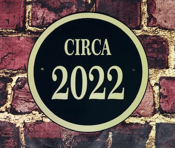 Circa Year Plaque