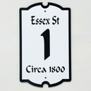 House Established Plaques & Circa Signs