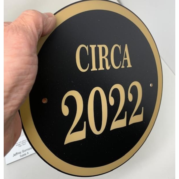 Circa Year Plaque