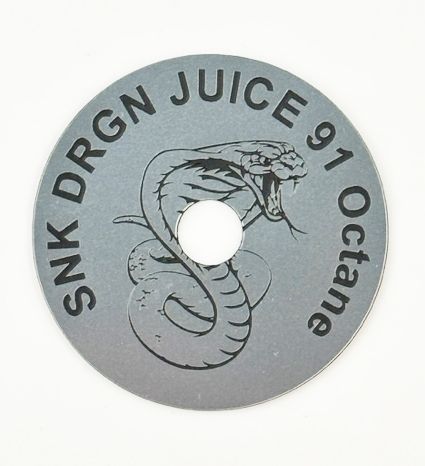 Cobra Octane Label - Custom Made Automotive Labels