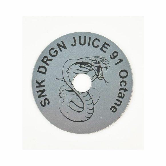 Cobra Octane Label - Custom Made Automotive Labels