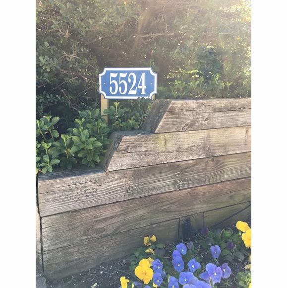 House Number Sign - Custom Address Plaque