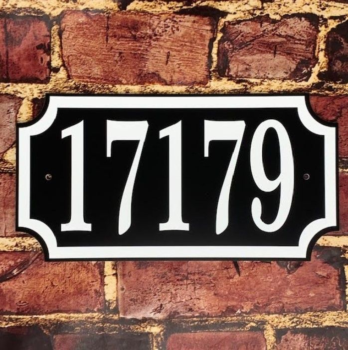 House Number Sign - Custom Address Plaque