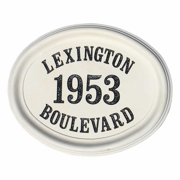 Concrete Address Block For Installation Into a Brick, Stone, or ...