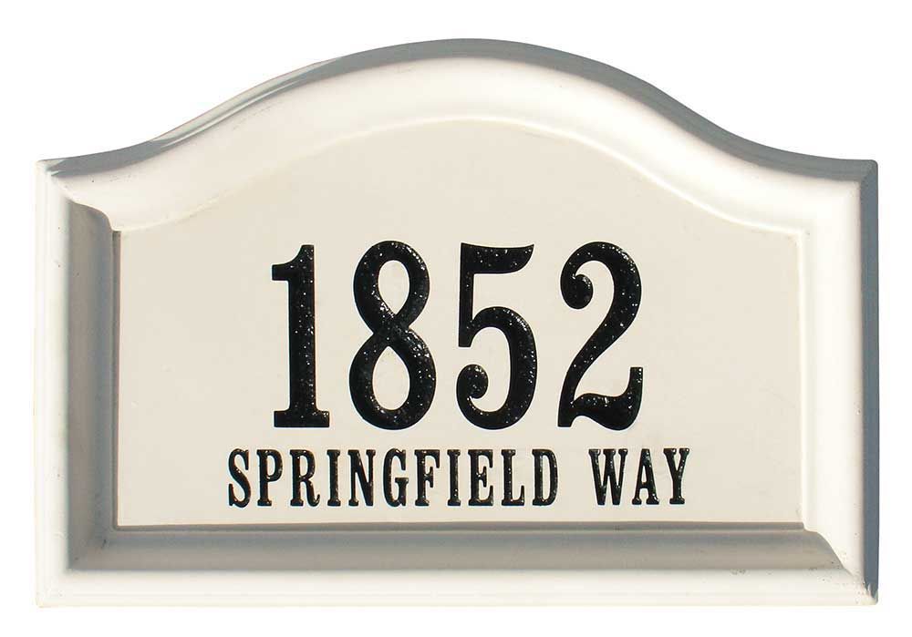 Concrete Address Sign Block For Inset Installation Into a Brick, Stone ...