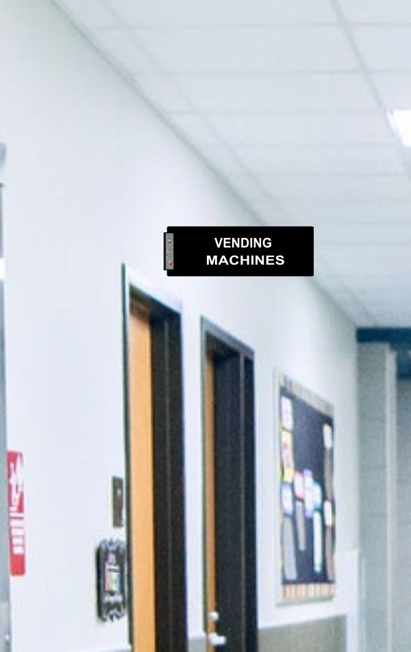 Horizontal Corridor Plaque or Hallway Information Sign - Double Sided ...