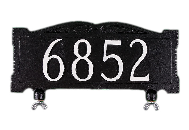 Custom Mailbox Topper Address Sign with 3" High House Numbers