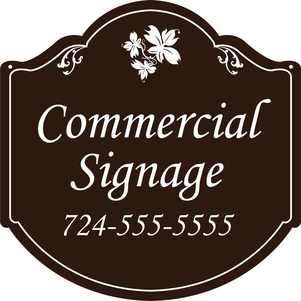 Large Hanging Sign and Post