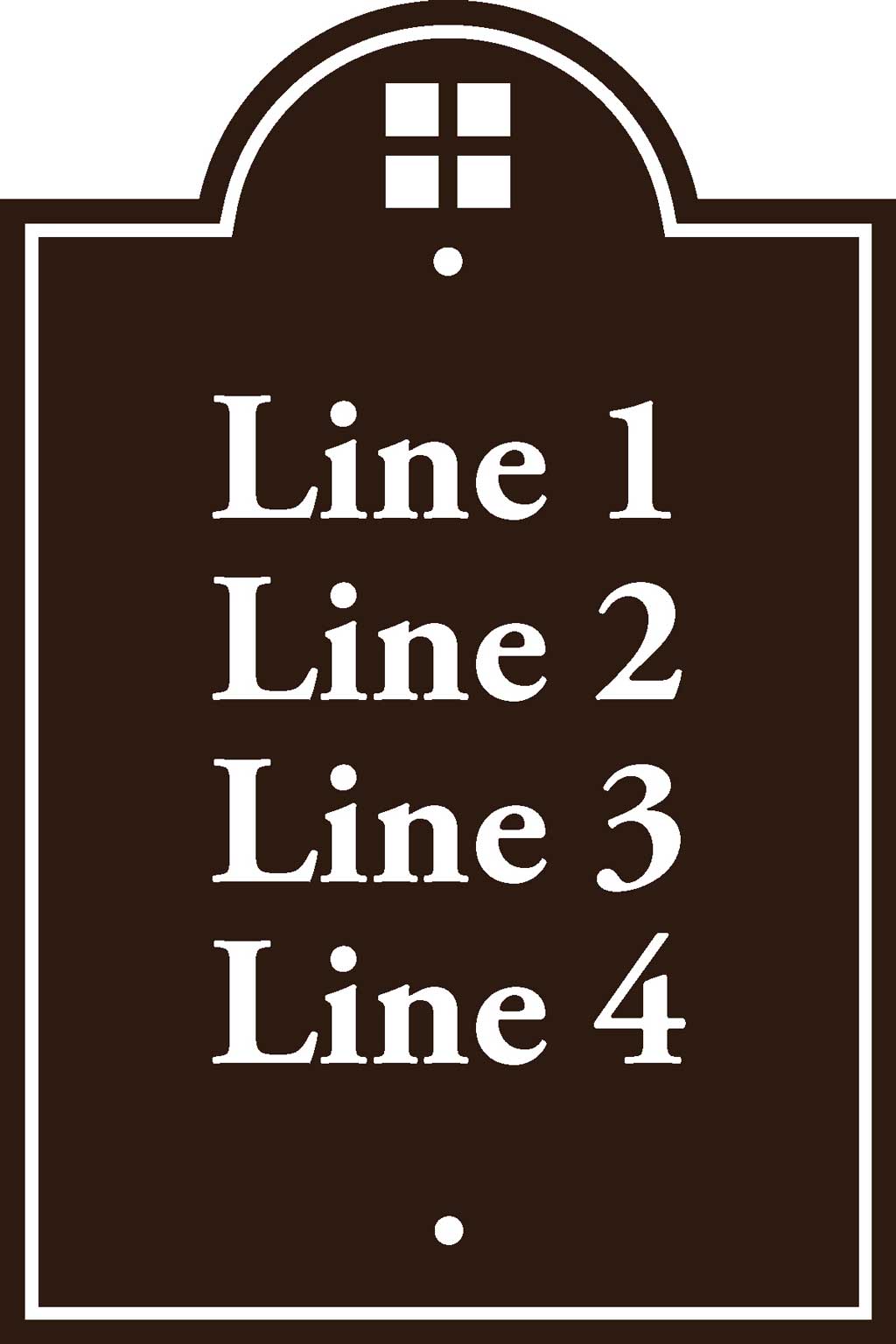 Custom Sign - Up to 4 Lines For Multi Unit Address Numbers, Room ...