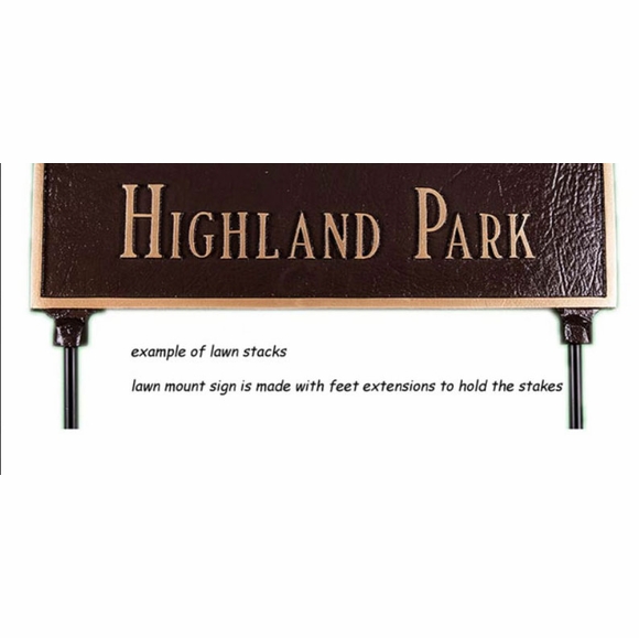 Custom Address Plaque