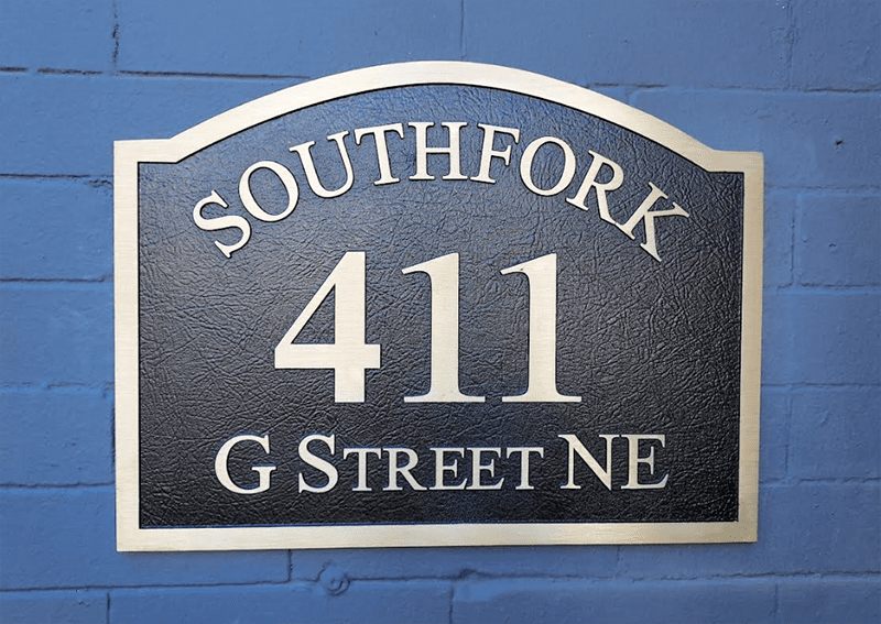 Custom Address Sign