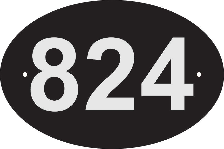 Reflective 911 Address Sign