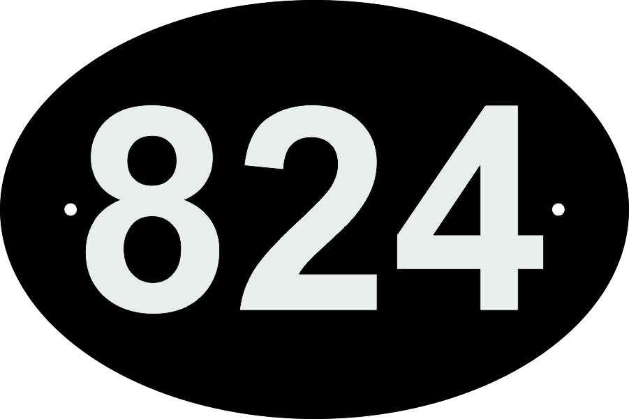 Reflective 911 Address Sign