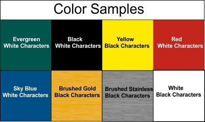 Custom Boat Toggle Switch Labels Set of 5