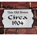 House Established Wall Plaques & Circa Signs